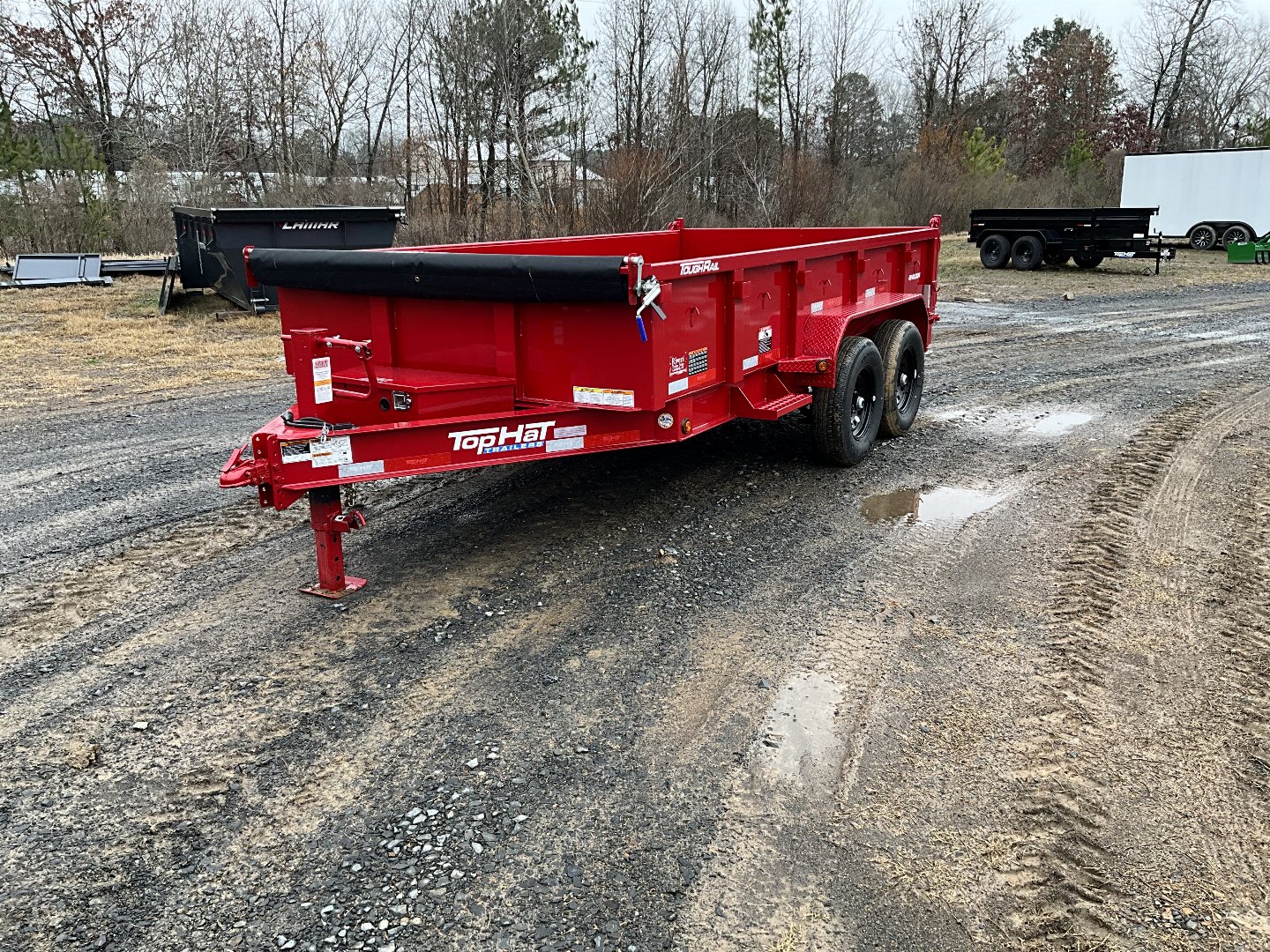 New 2025 TOP HAT TRAILERS 7x14 Gooseneck Dump Trailer 14000 GVWR ...