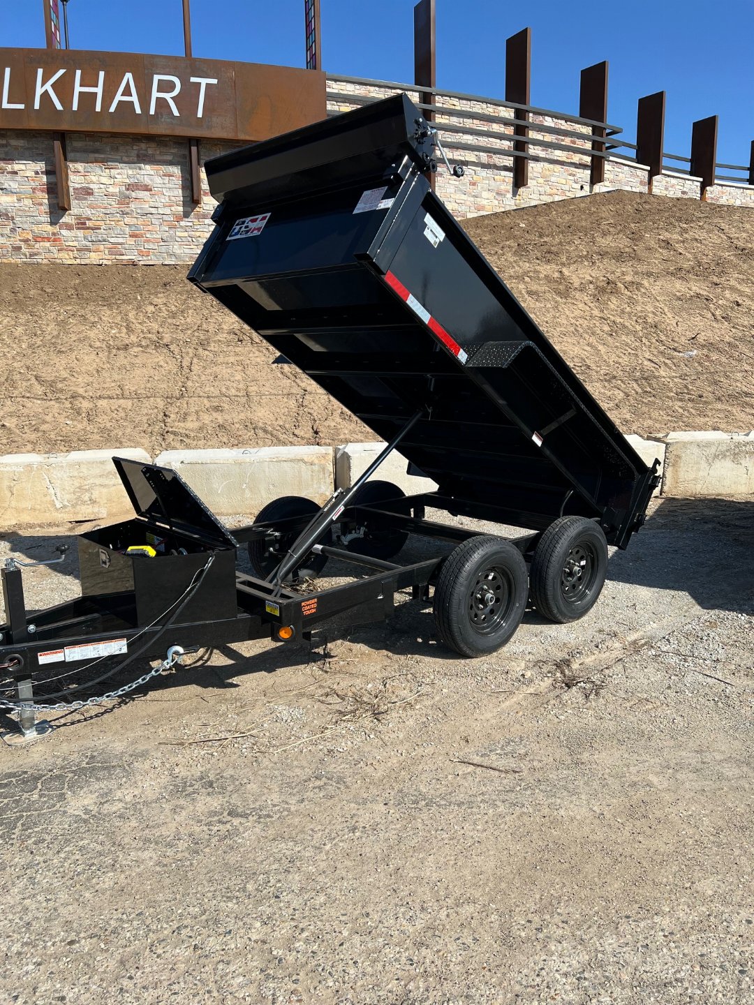 New 2025 Quality Steel 5X10 7K GVWR Dump Trailer #257691 | Elkhart Indiana