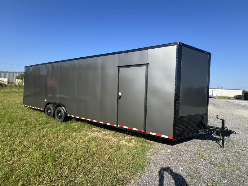New New South Georgia Cargo 8.5x28 Enclosed Cargo Trailer Super Stealth ...