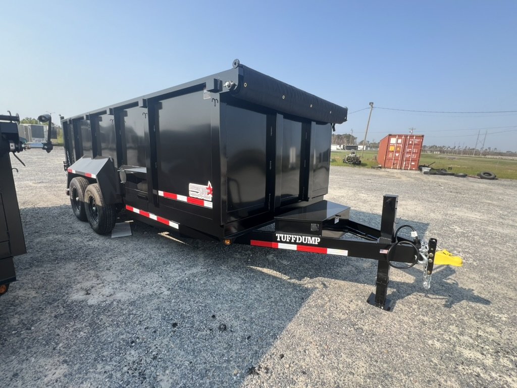New NEW - 2025 TUFF DUMP 7x16TA High Side 14K GVWR Dump Trailer ...