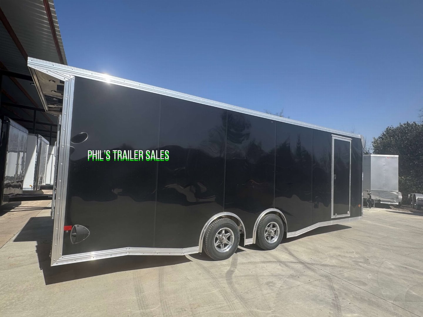 New E-Z Hauler 24 ALUMINUM ENCLOSED TRAILER CAR HAULER Enclosed Cargo ...