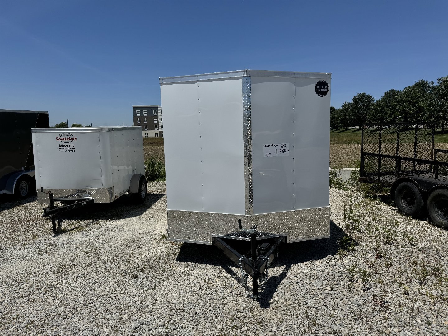 New 2025 WELLS CARGO FT714T2 Cargo / Enclosed Trailer 7X14 TA RAMP DOOR (GVW:7000) WHITE | New ...