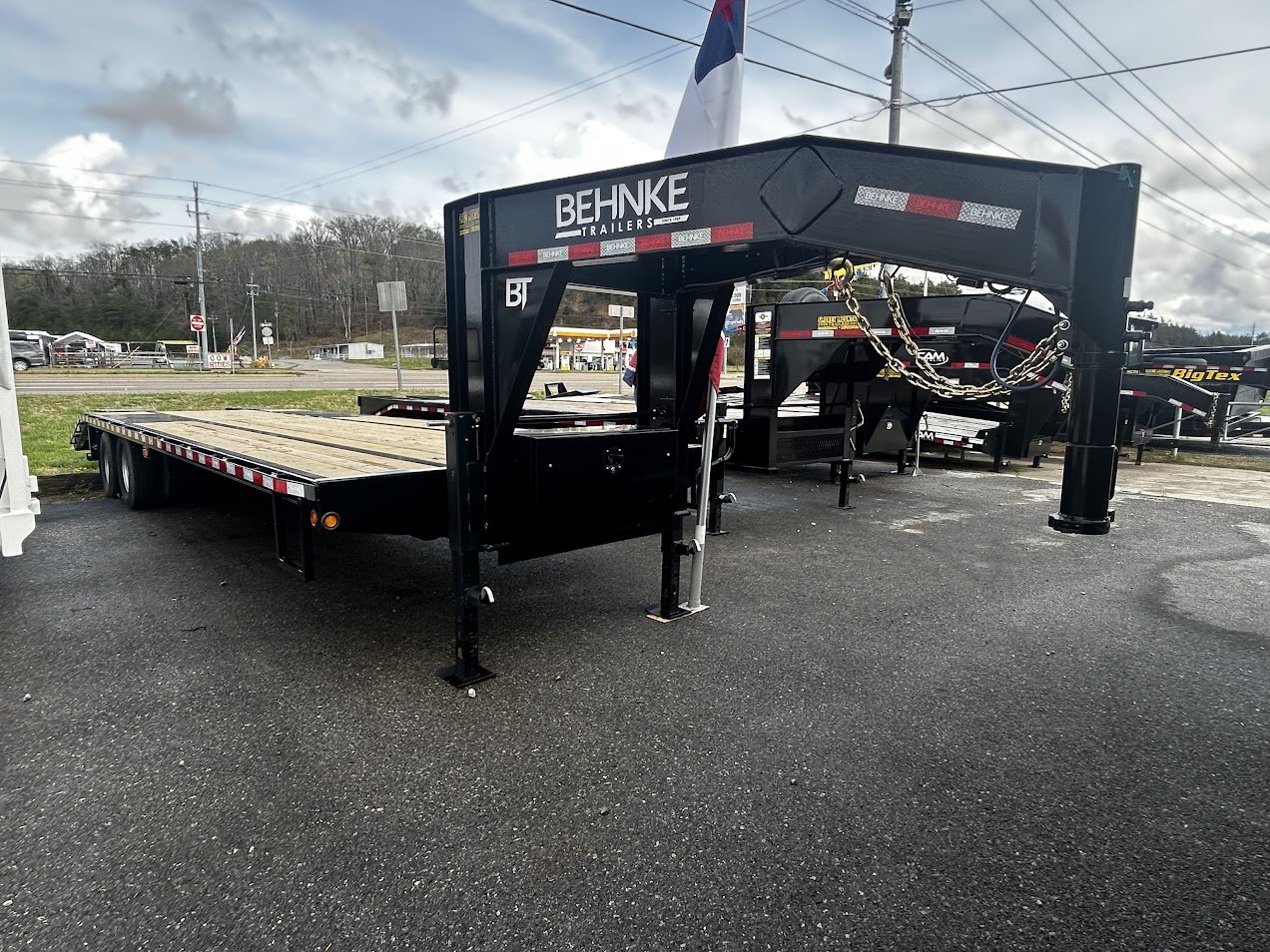 New 2025 Behnke FB 30' 20K GN DUAL TAND. RAMPS Equipment Trailer ...