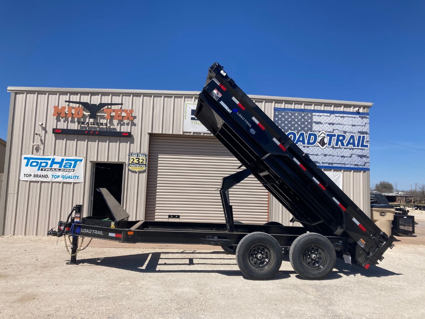 New 2025 Load Trail 83" x 14' Tandem Axle Dump 8" I-Beam Frame ...