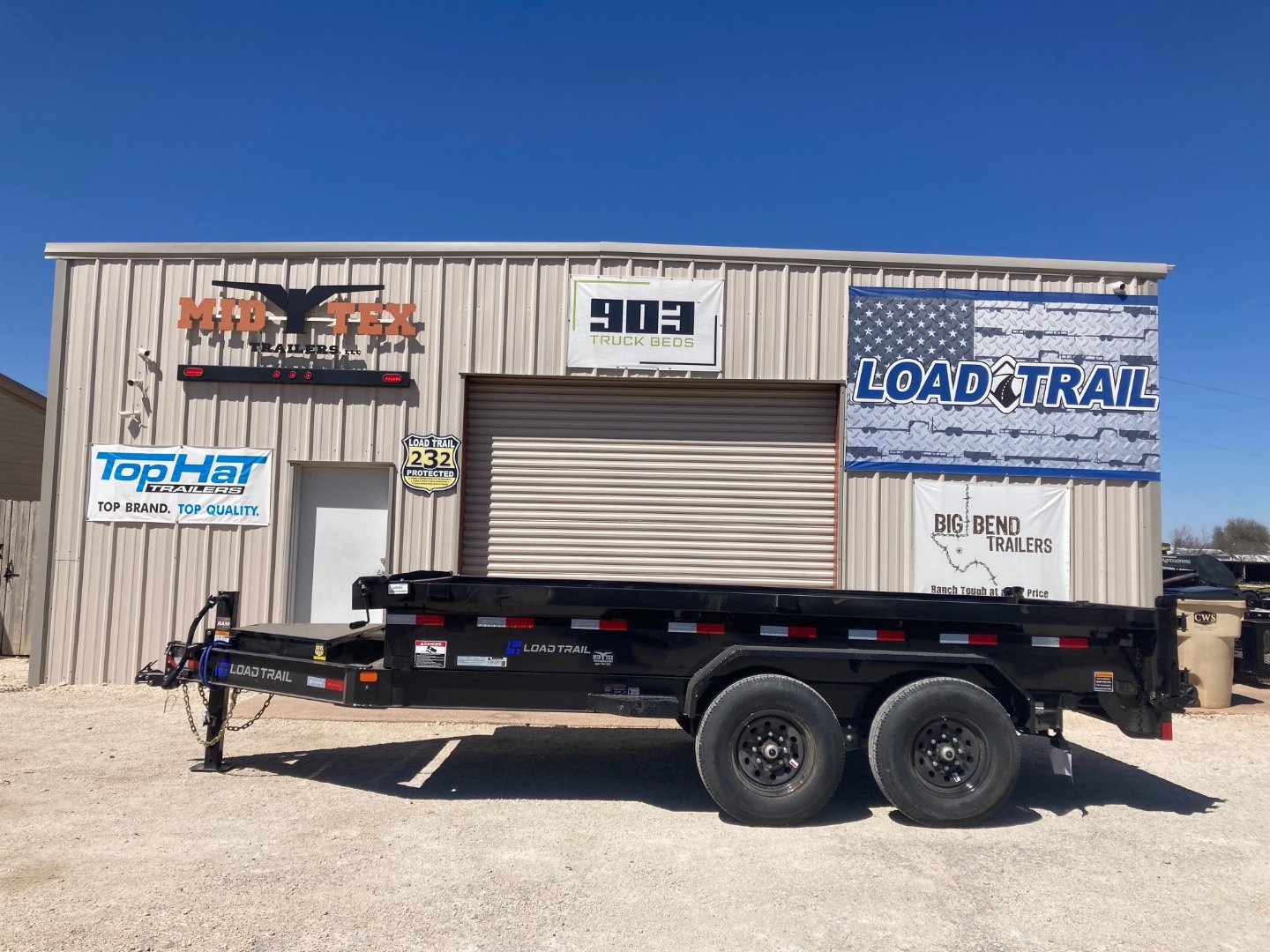 New 2025 Load Trail 83" x 14' Tandem Axle Dump 8" I-Beam Frame ...
