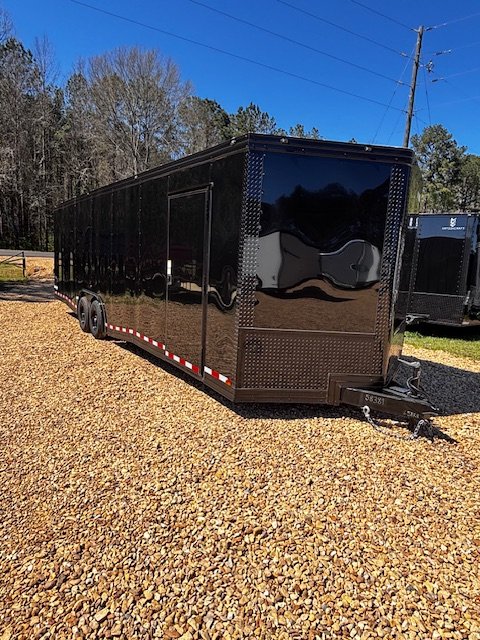 New 2025 8.5X28' BLACKOUT CAR HAULER / ENCLOSED - 84" INTERIOR HEIGHT ...