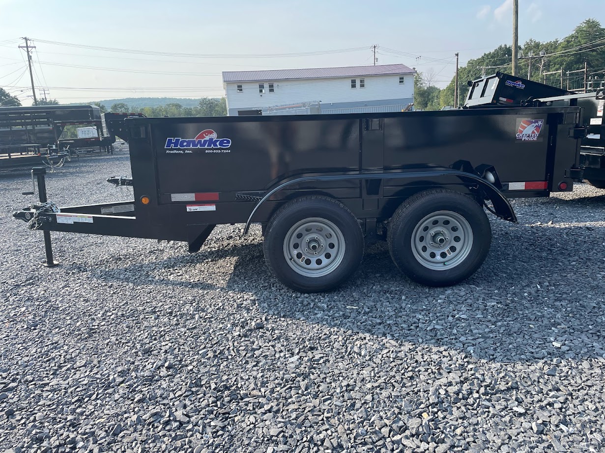 New 2023 HAWKE TRAILERS 6x10 Econ 7k Dump Trailer | Howard Pennsylvania