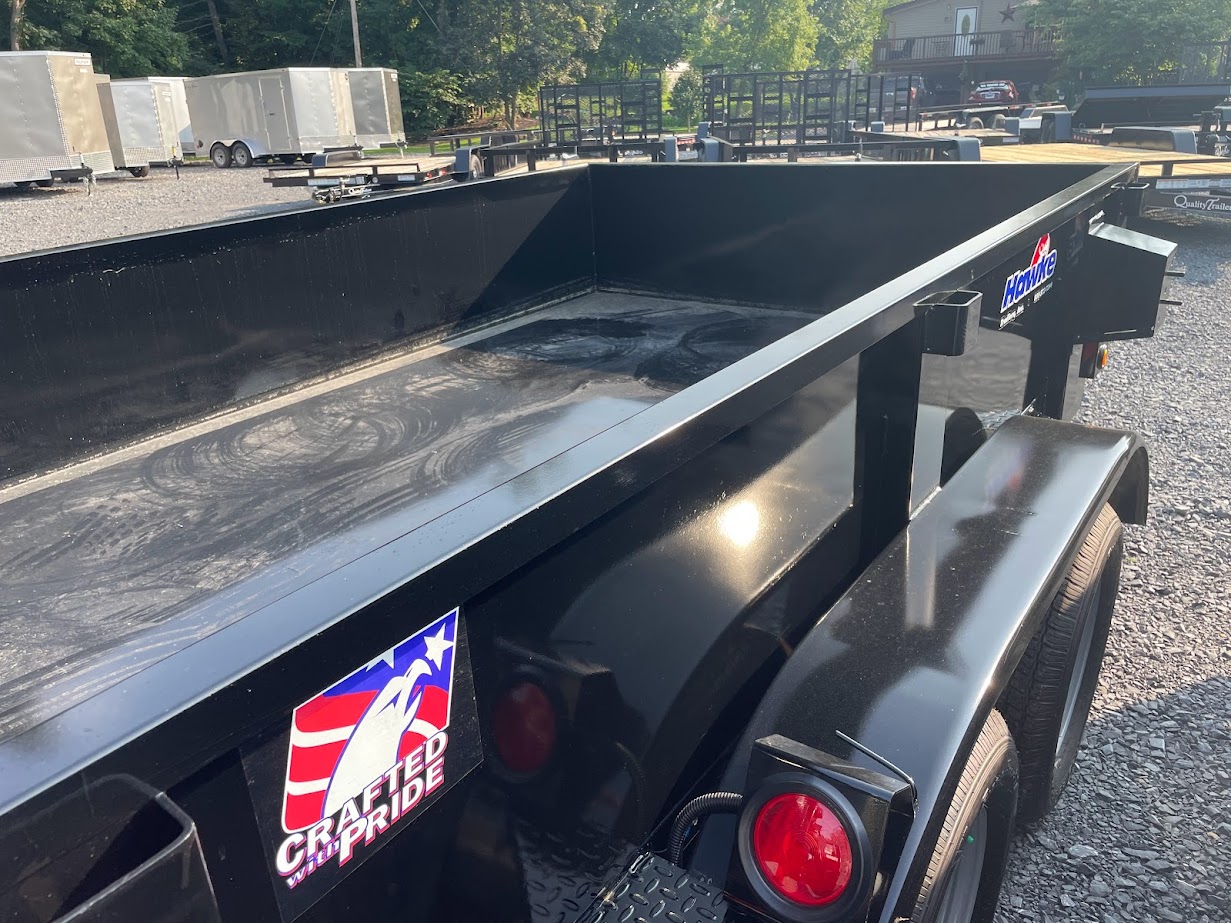 New 2023 HAWKE TRAILERS 6x10 Econ 7k Dump Trailer | Howard Pennsylvania
