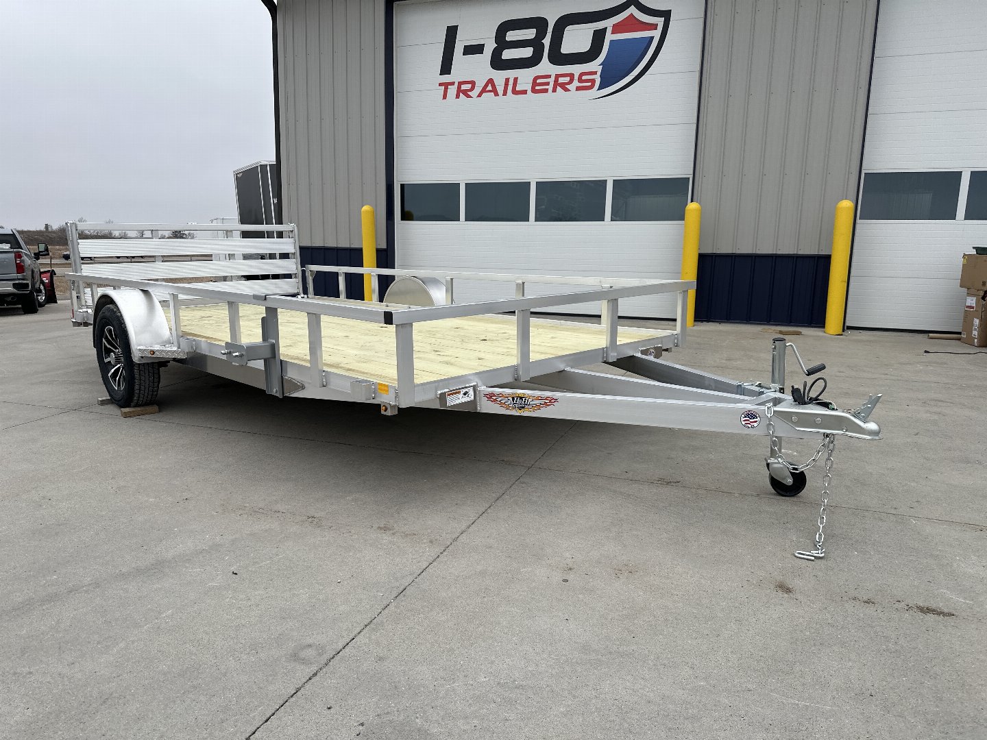 New 2025 Aluminum H&H Trailers 82"x14' 3k Rail Side Utility Trailer ...