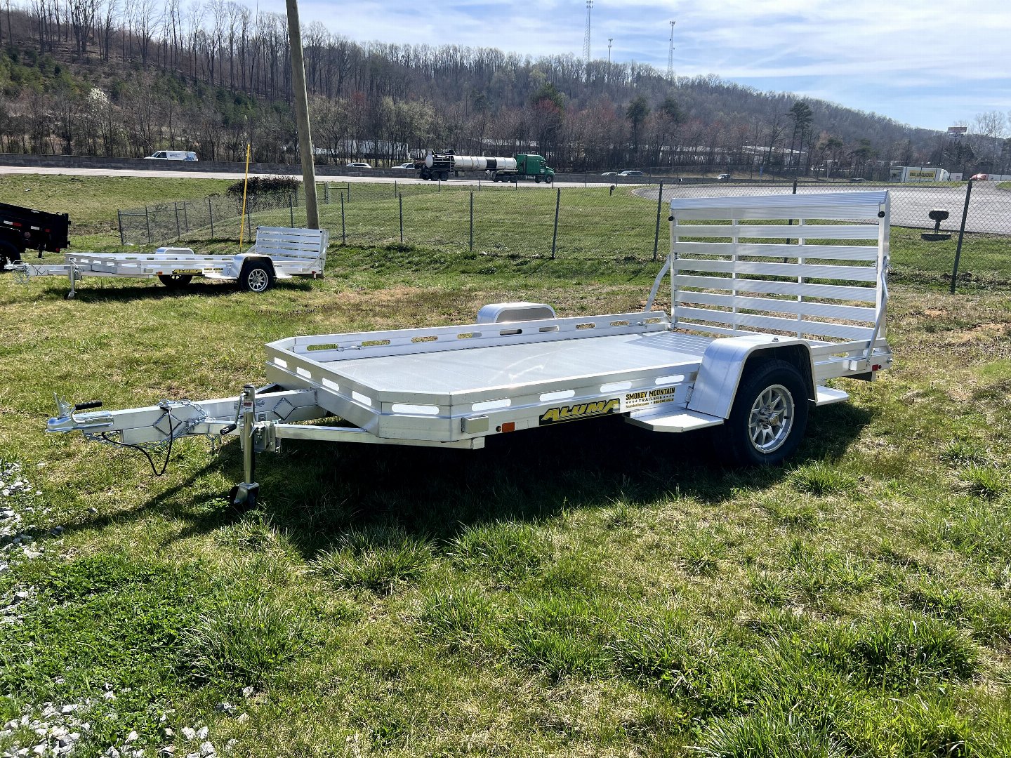 New 2025 Aluma 7712H-TG Utility Trailer | Knoxville Tennessee