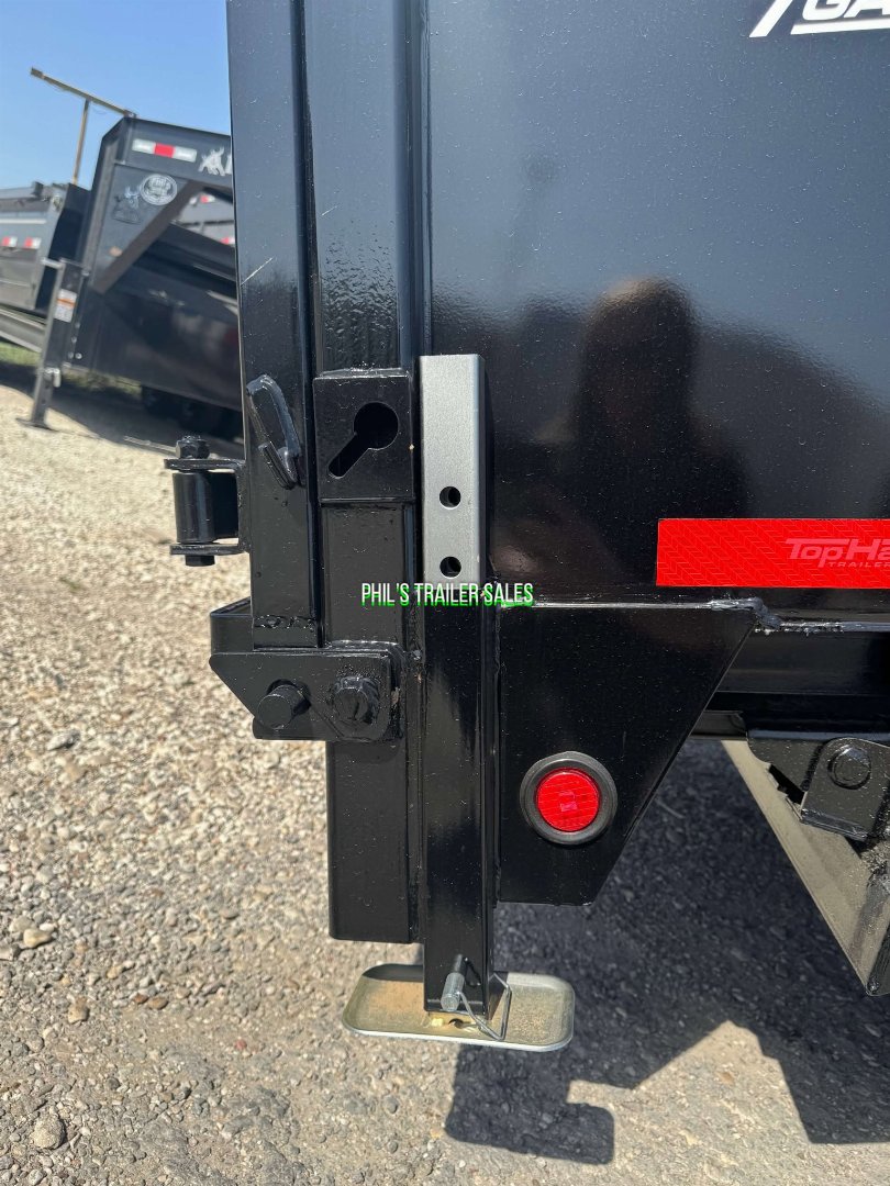 New 2025 TOP HAT Gooseneck TRAILERS DUMP TRAILER 16' FT 3' SIDE WALLS ...