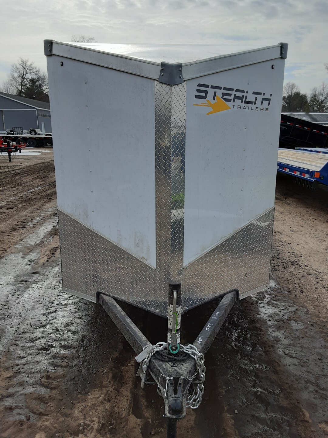 New 2025 Stealth Trailers 5X8WHITEW/RAMP Cargo / Enclosed Trailer ...