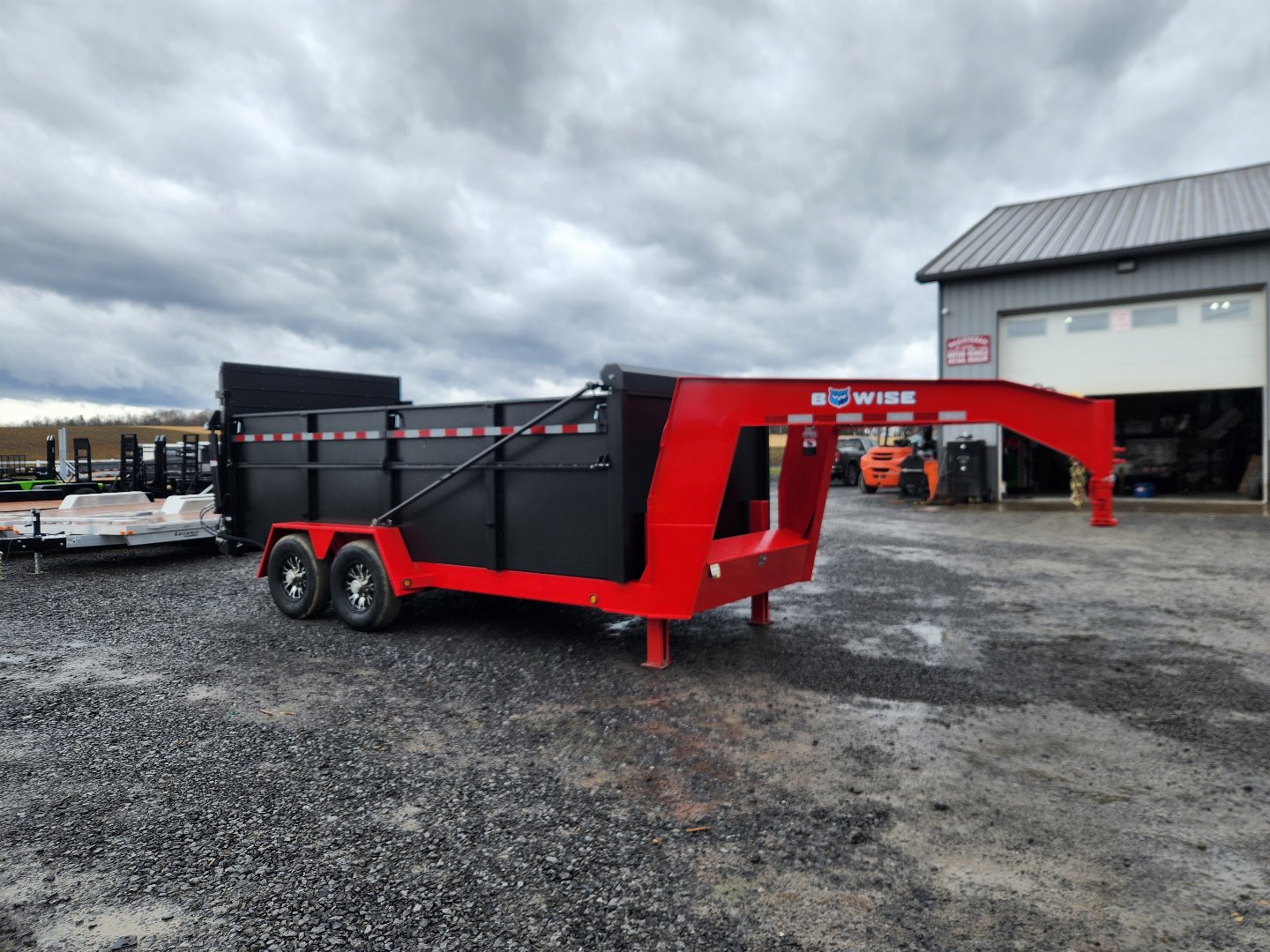 New 2025 BWISE DUG15 82x16 16K Ultimate Dump Trailer | Penn Yan New York