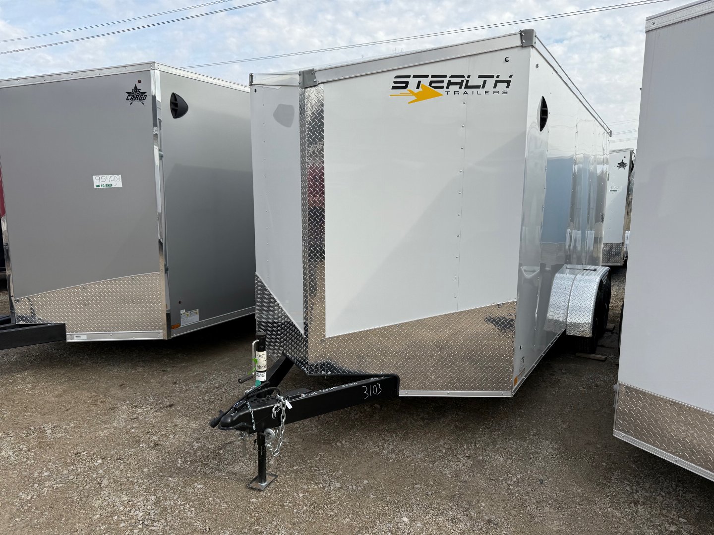 New 2025 Stealth 7 X 16 Cargo / Enclosed Trailer with Ramp and 6ft 6in ...