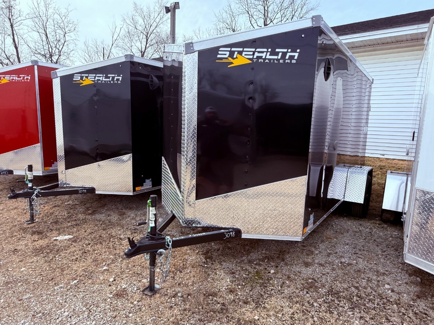 New 2025 6 x 12 Stealth Enclosed Trailer with Ramp | Monroe Michigan