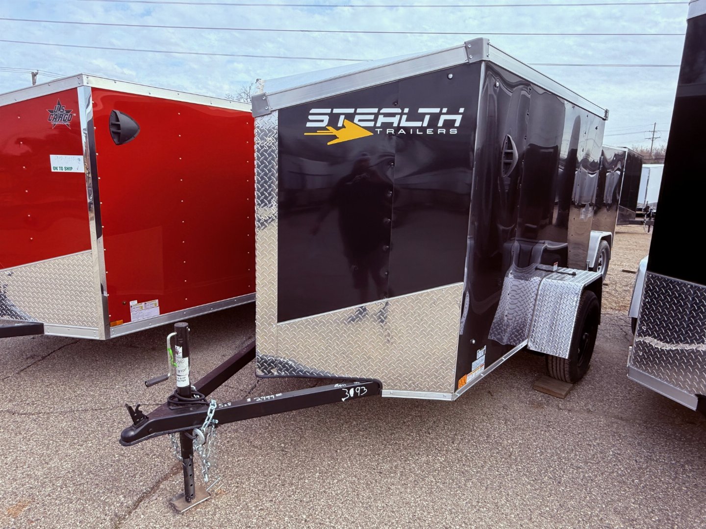 New 2025 Stealth 5 x 8 Enclosed Trailer w/ Double Barn Doors (Single ...