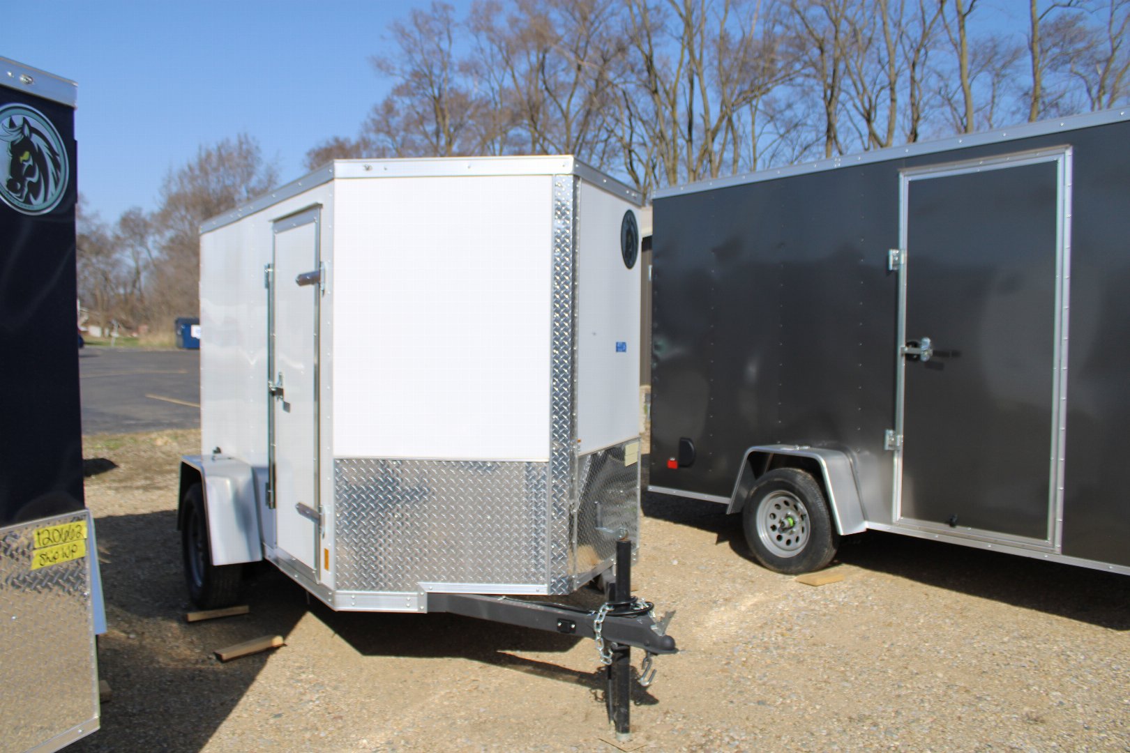 New 2025 Darkhorse Cargo 5' X 8' RD ENCLOSED TRAILER WITH 6" EXTRA ...