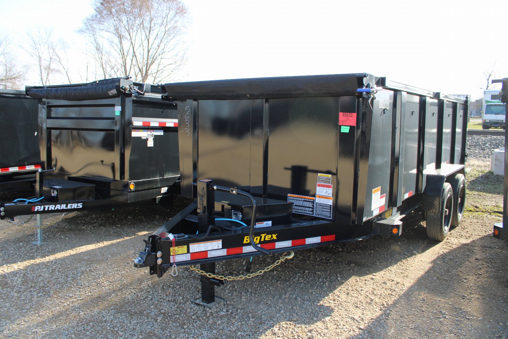 New 2025 Big Tex Trailers 16' 17.5K GVWR HS HIGH SIDE DUMP TRAILER 5306 ...