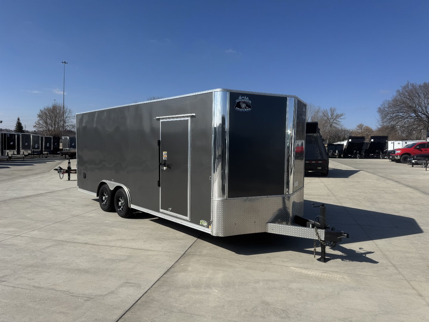 Used 2022 R&M Manufacturing 8.5x20 plus v nose Cargo / Enclosed Trailer ...