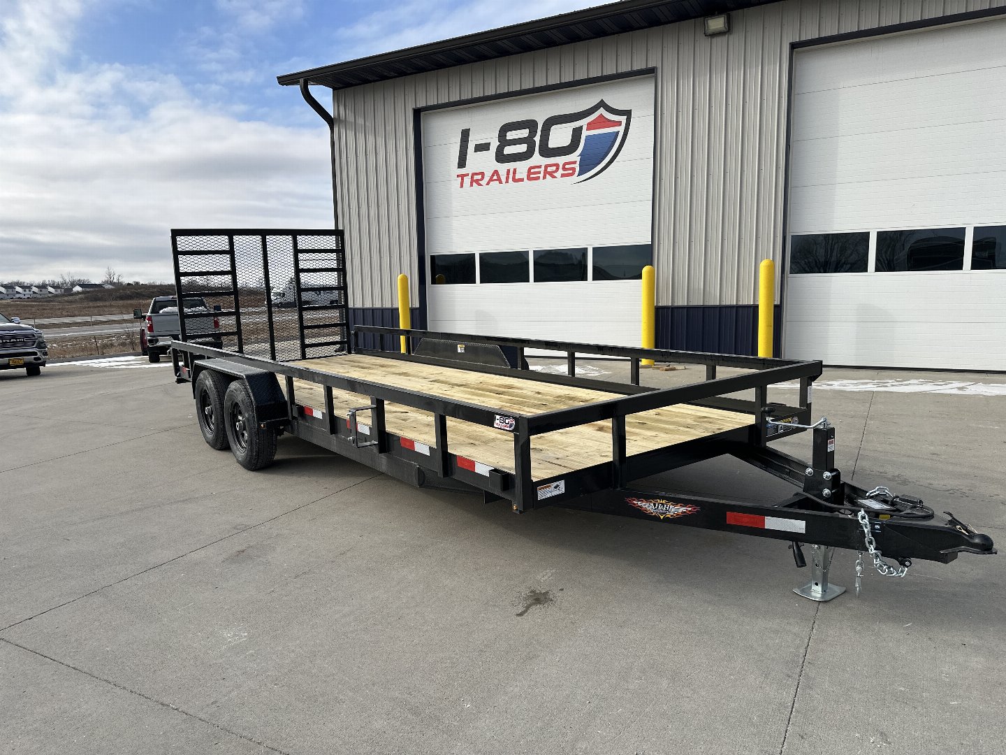 New 2025 H&H Trailers 82"x22' 10k Heavy Duty Rail Side Utility ...