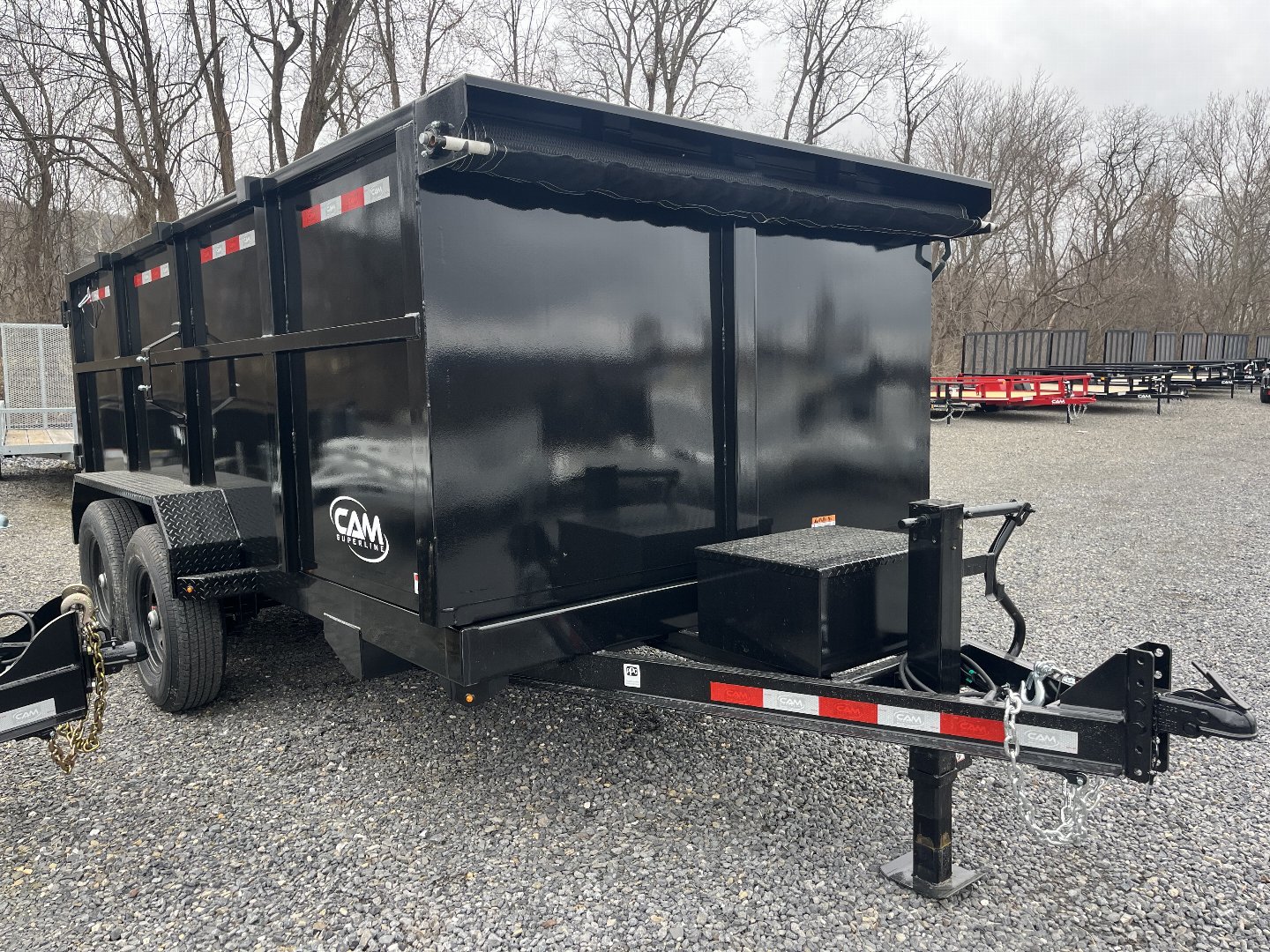 New 2025 CAM Superline 7 x 14' HIGH SIDE DUMP TRAILER - 14k ...