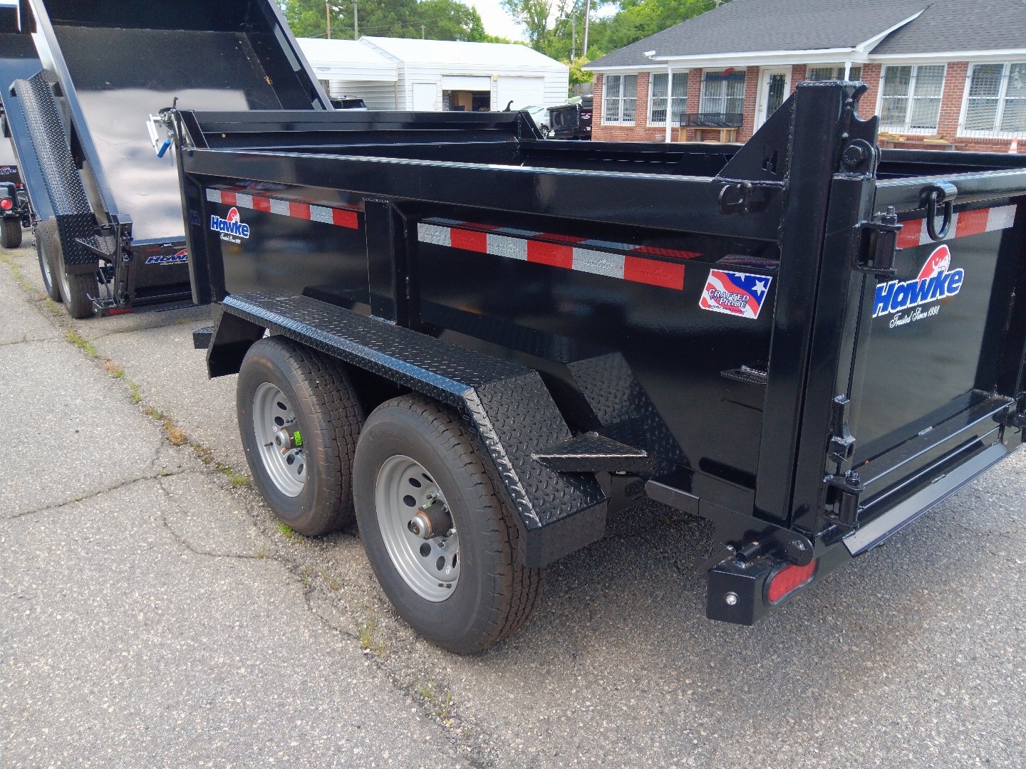 New 2025 Hawke Trailers 6X10TA 10K Low Profile Dump Trailer | Columbus ...