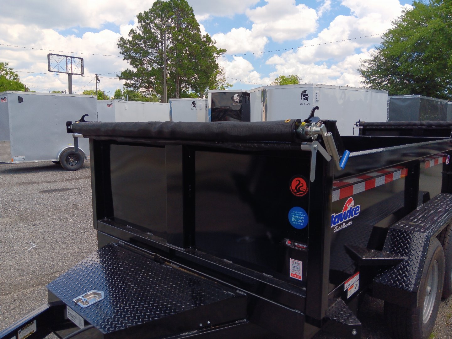 New 2025 Hawke Trailers 6X10TA 10K Low Profile Dump Trailer | Columbus ...