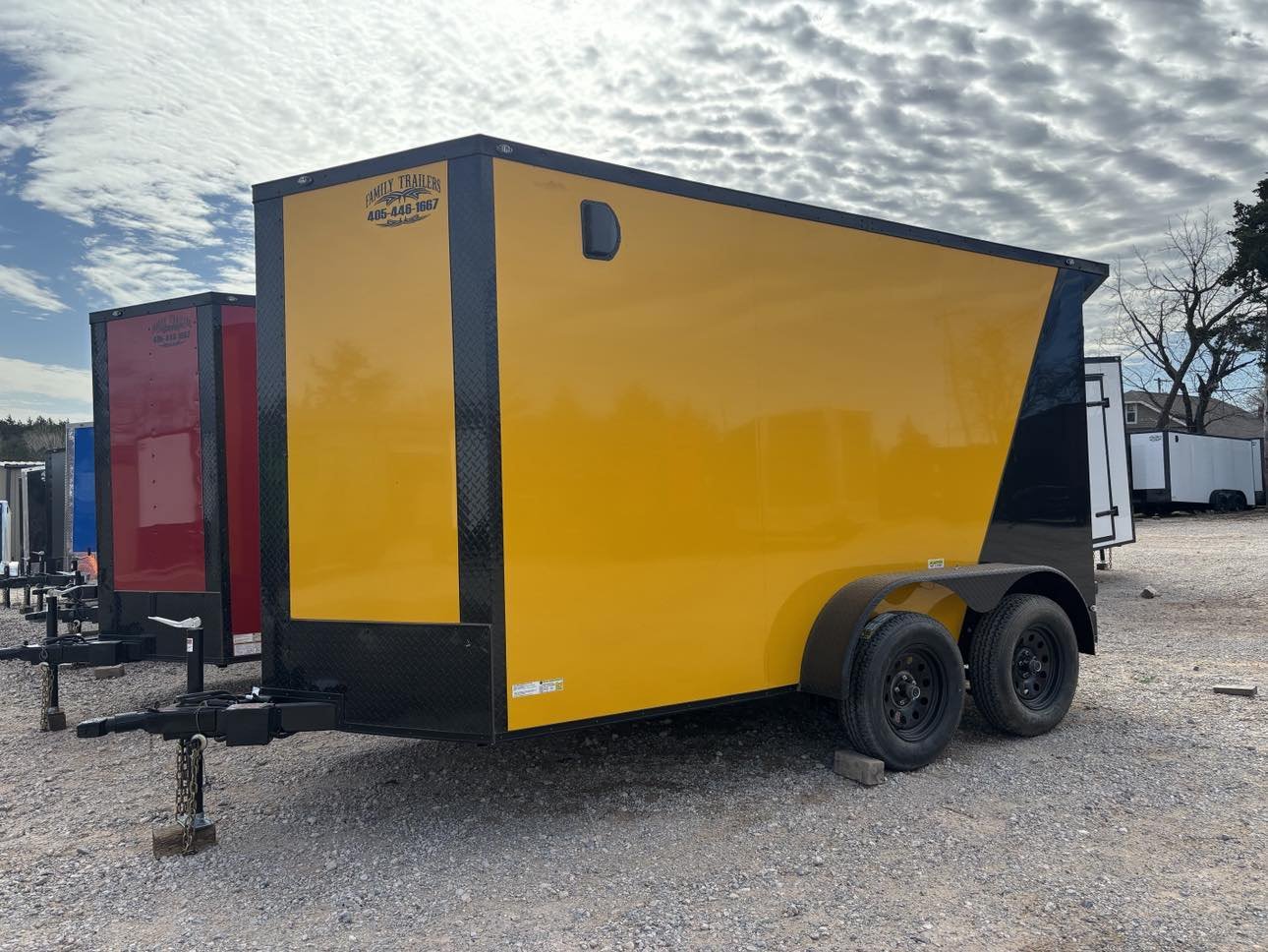 New 2025 FGT 6x12 Tandem Axle Cargo / Enclosed Trailer - BLACKOUT ...