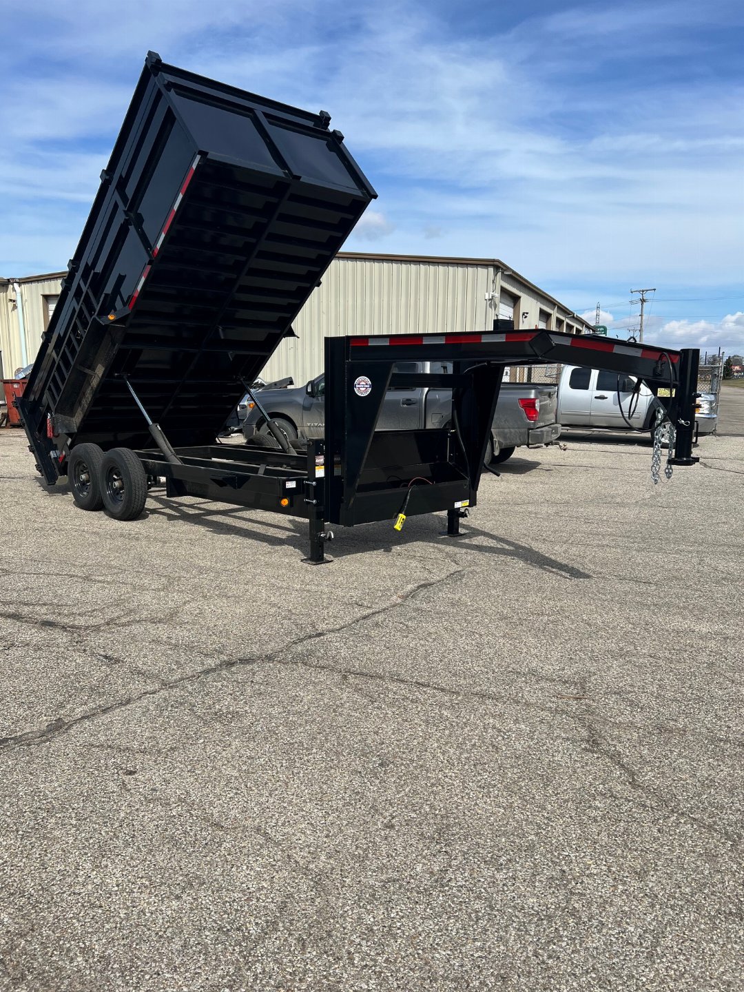 New 2025 Quality Steel CJ 83"X16' 14K GVWR Dump Trailer 4' High Side ...