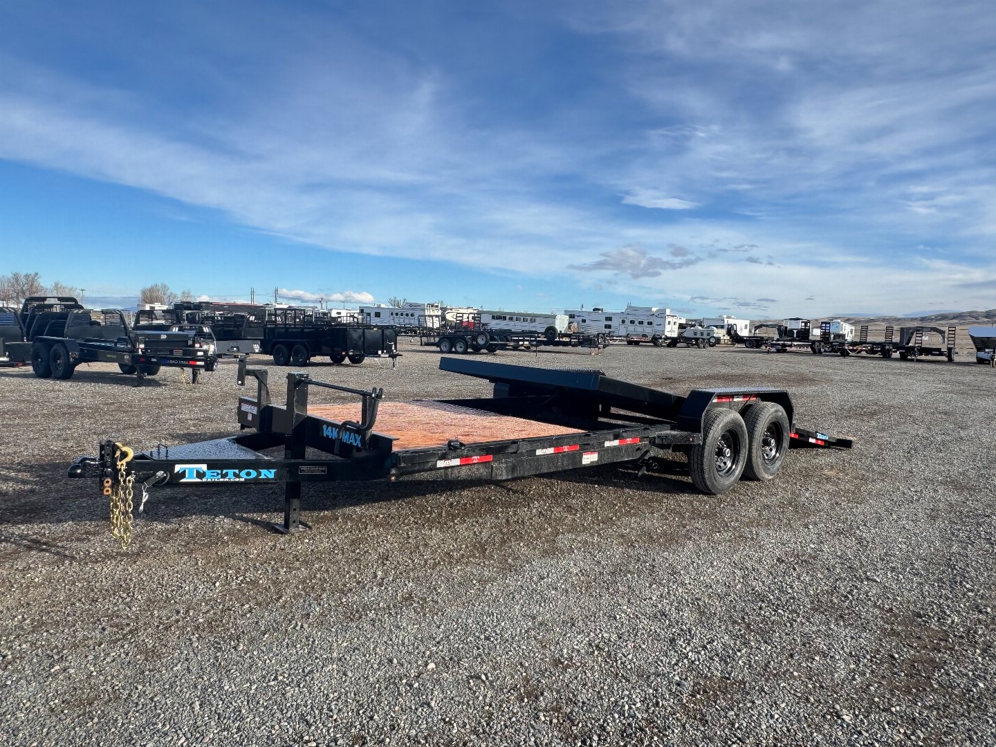 New 2025 Teton Trailer 22' BH TILT (16+6) | Three Forks Montana