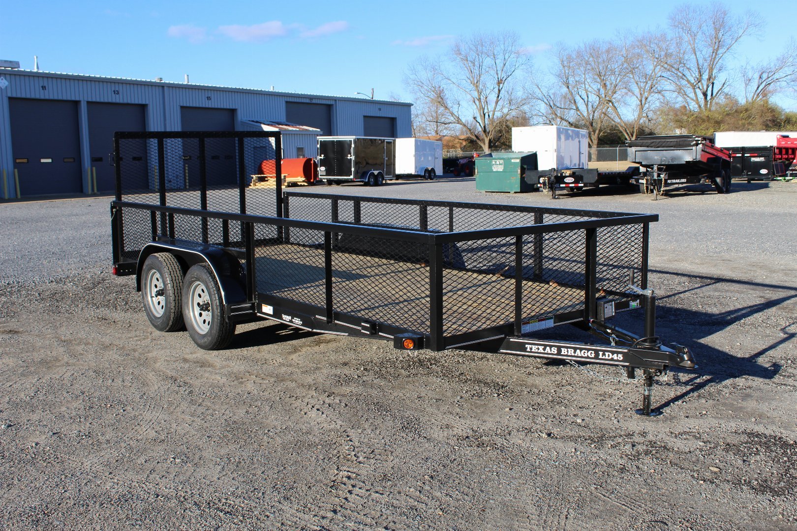 New 2025 TEXAS BRAGG TRAILERS 14LD w/ 2ft Sides & Gate Utility Trailer ...