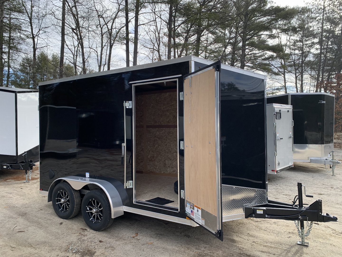 New 2025 US Cargo 7X12+ 2ft V-Nose/ Polycore / I-Beam Frame/ 7 ...