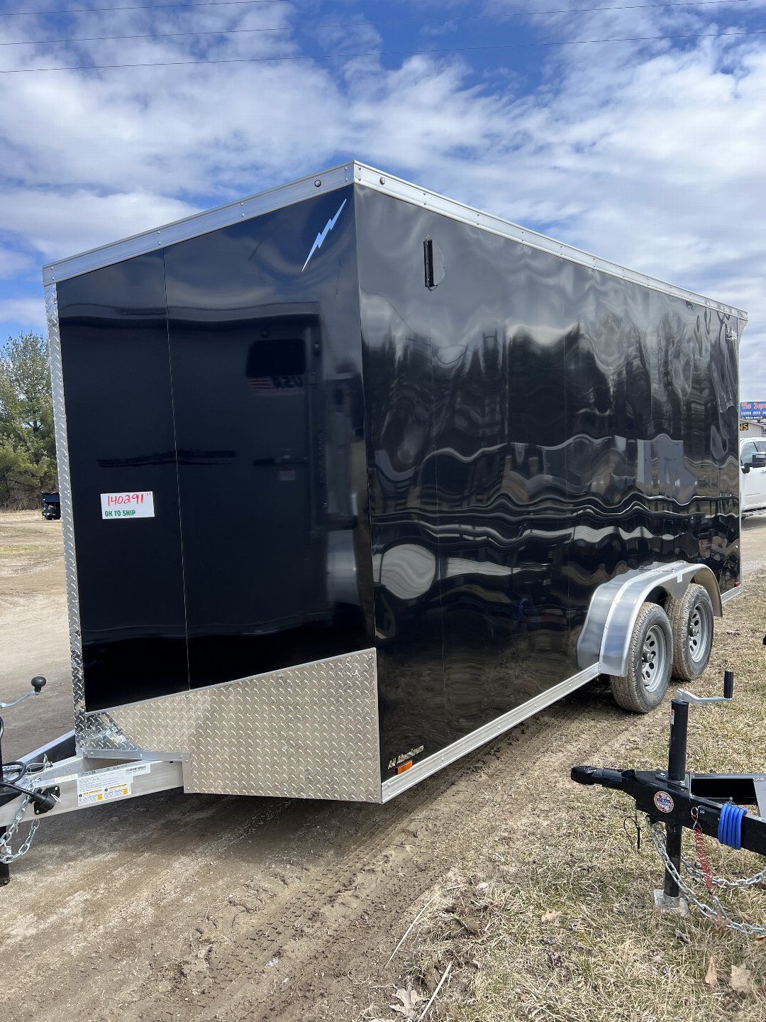New 2025 Lightning Trailers 7.5X16 7' INTERIOR W/RAMP DOOR UTV Cargo ...