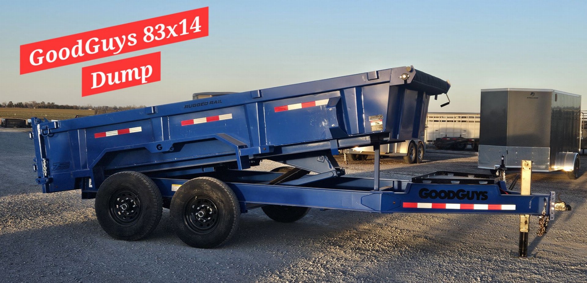New 2025 GOOD GUYS TRAILERS 83" x 14' Low-Profile Dump Trailer | St ...