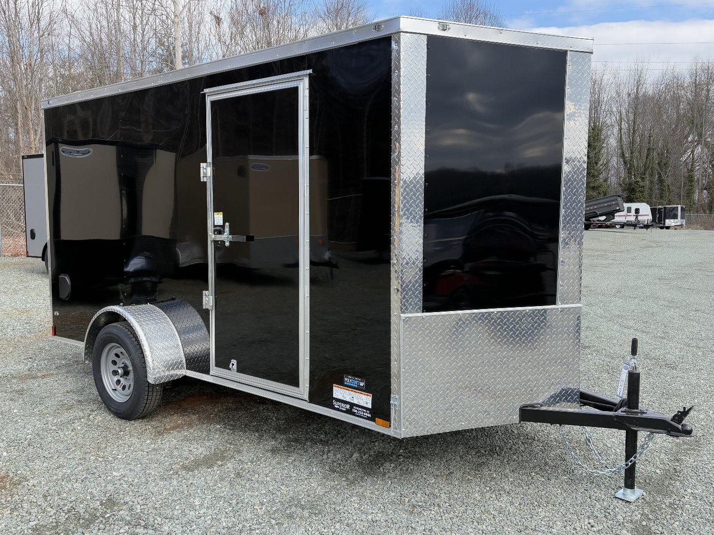 New 2025 ANVIL 6X12 Enclosed w/ Ramp Door & Poly-Core Exterior ...