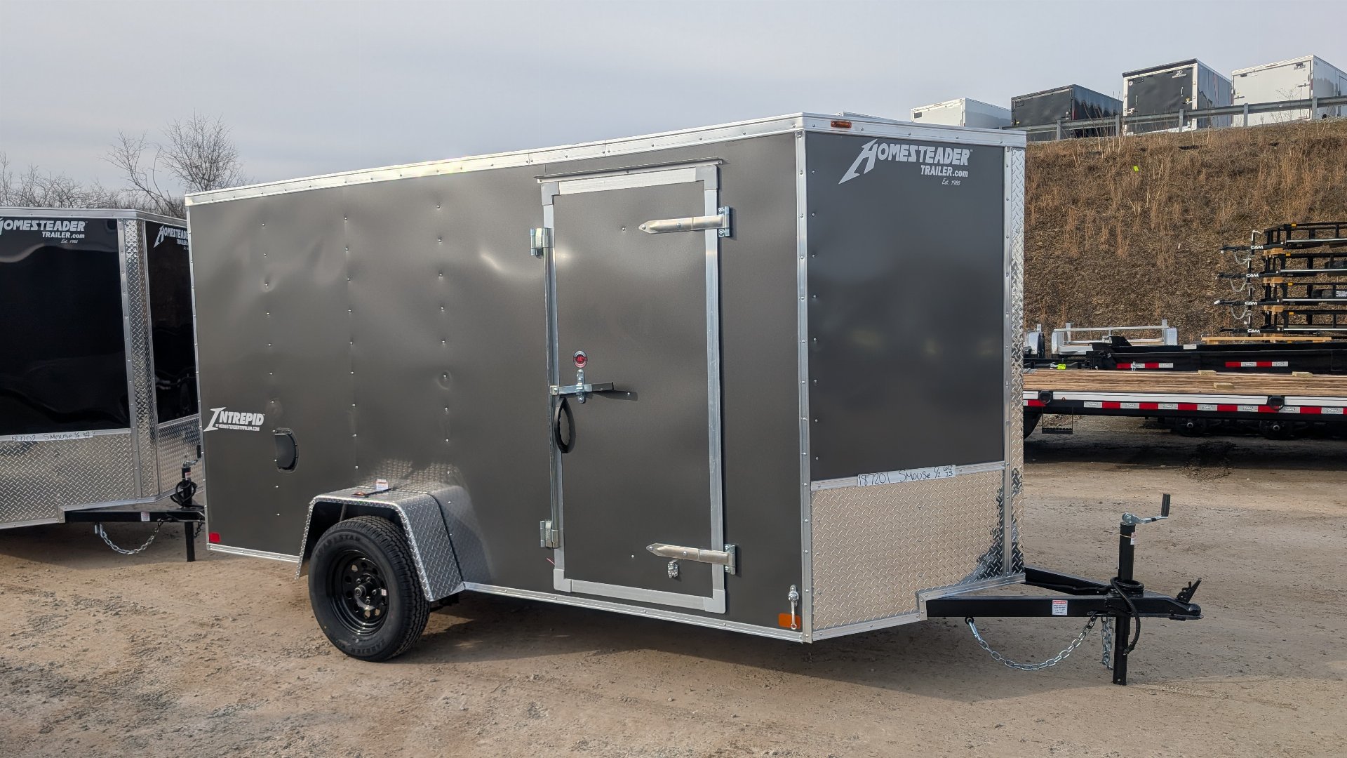 New 2025 Homesteader 6x10 Intrepid V-Nose Cargo Trailer w/ Ramp Door ...