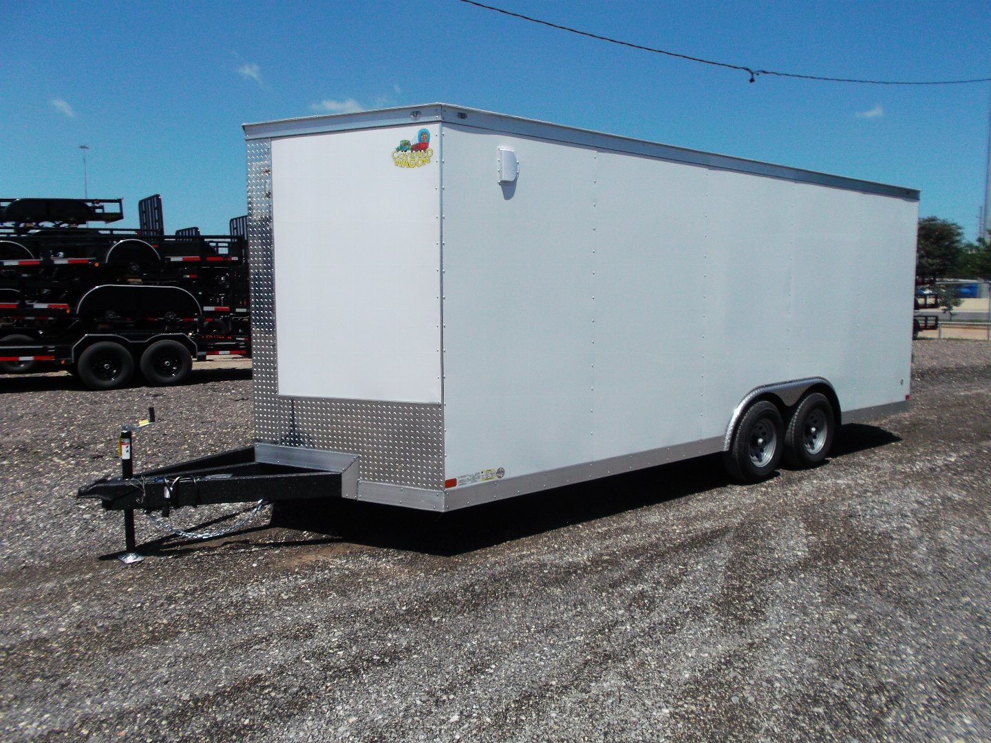 New 2025 COVERED WAGON TRAILERS 4x6 Single Axle Cargo Trailer ...