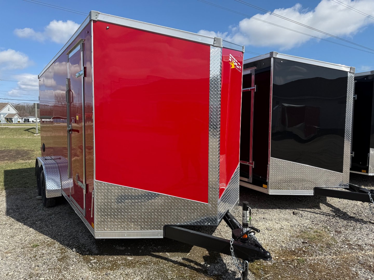 New 2025 US CARGO 7 X 16 Cargo Enclosed Trailer 6ft 6in interior with ...