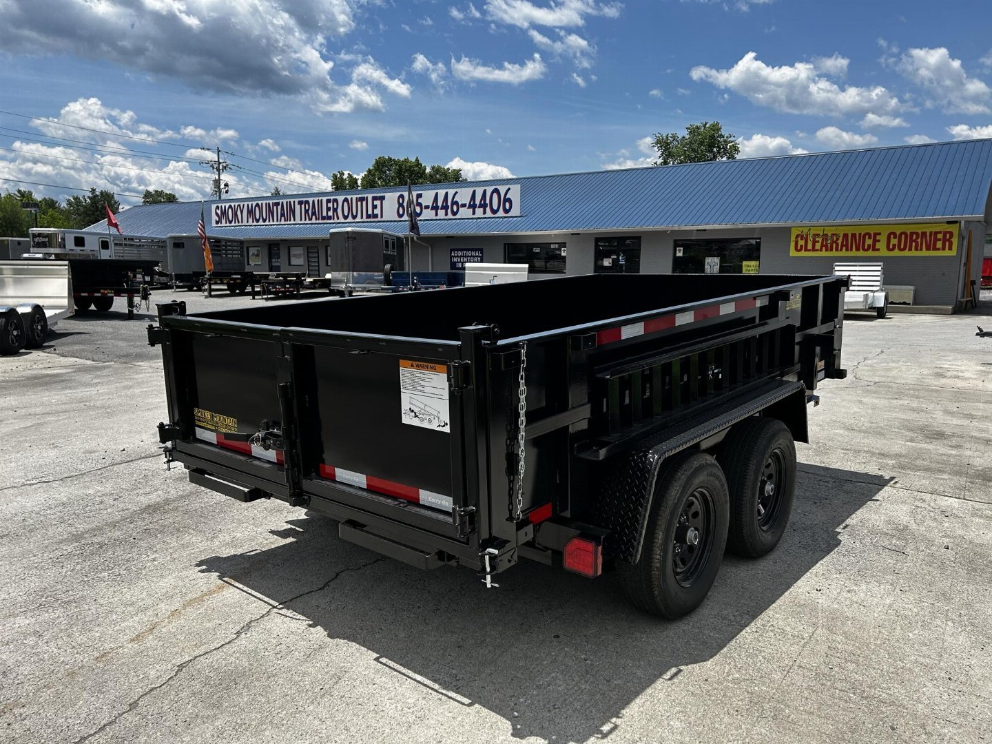 New 2025 Carry-On 6x12 w/ ramps 10K Dump Trailer | Knoxville Tennessee
