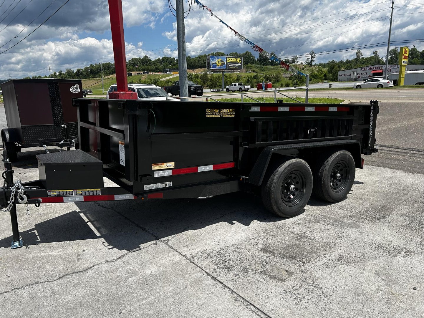 New 2025 Carry-On 6x12 w/ ramps 10K Dump Trailer | Lenoir City Tennessee