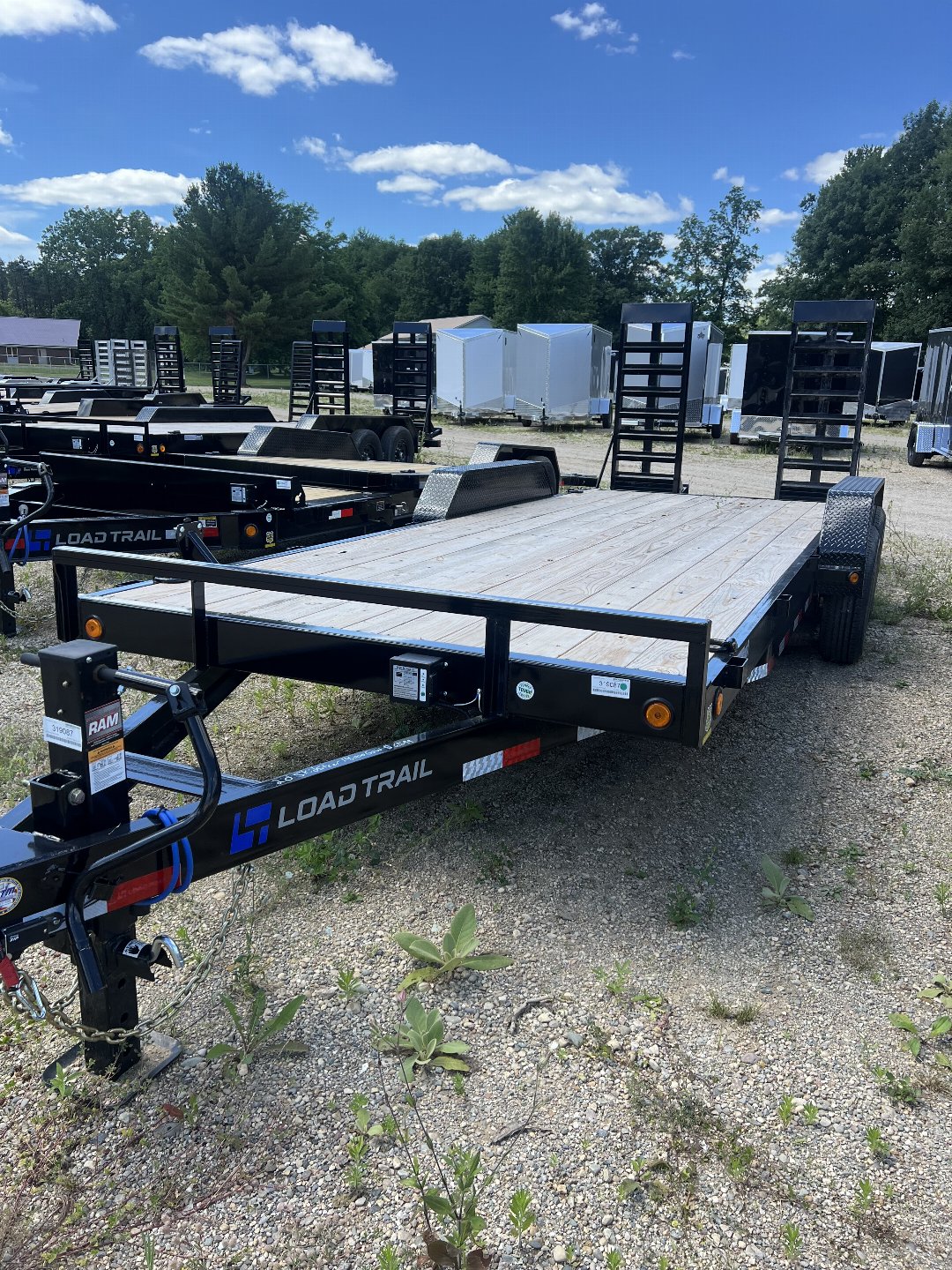 New 2025 LOAD TRAIL 83"X22' Trailer Equipment Trailer | Edmore Michigan