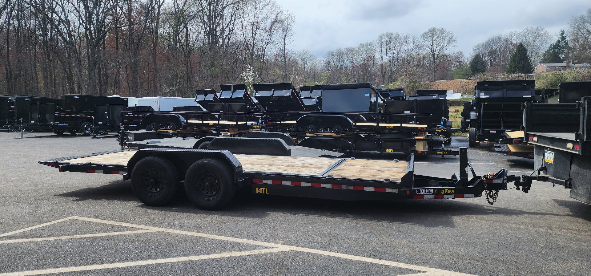 Used 2022 USED Big Tex 7 x 16+4 Tilt Bed Equipment Trailer 14k ...