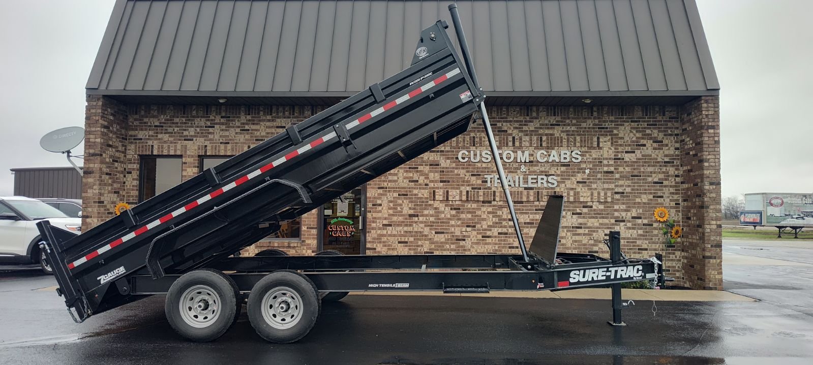 New 2025 Sure-Trac 82"x16' Pro Series Dump Trailer | Jamestown Ohio