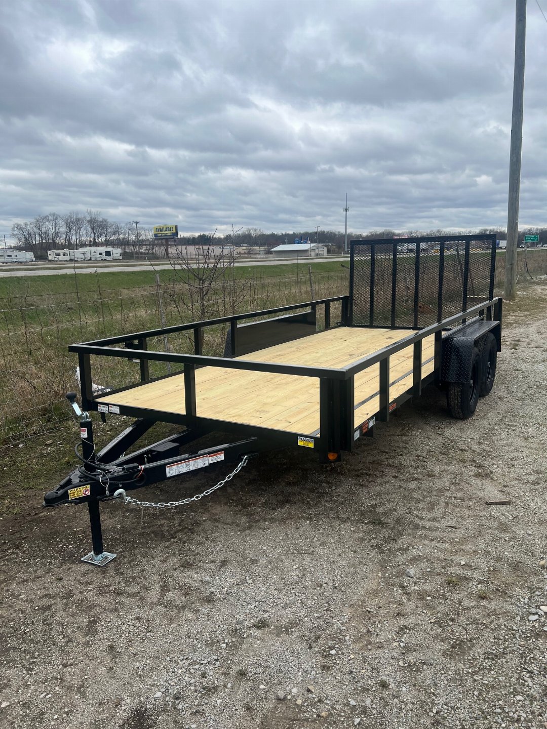 New 2026 Quality Steel 82"X16' 7K GVWR Utility/Landscape Trailer#251604 ...