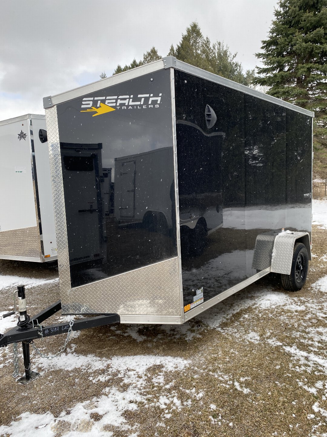 New 2025 Stealth Trailers Mustang 6x12 V-Nose Ramp Door Cargo ...