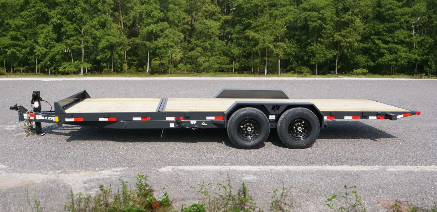 New 2025 Aluminum H&H Trailers 82"x20' 10k Electric Tilt Speed Loader ...
