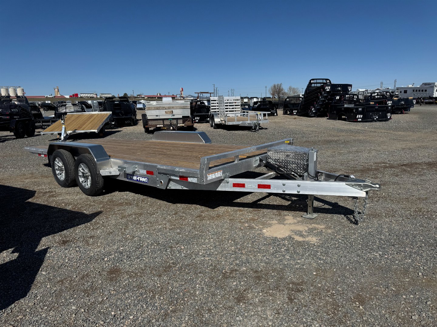 New 2025 Sure-Trac 18' Aluminum Power Tilt Trailer | Three Forks Montana