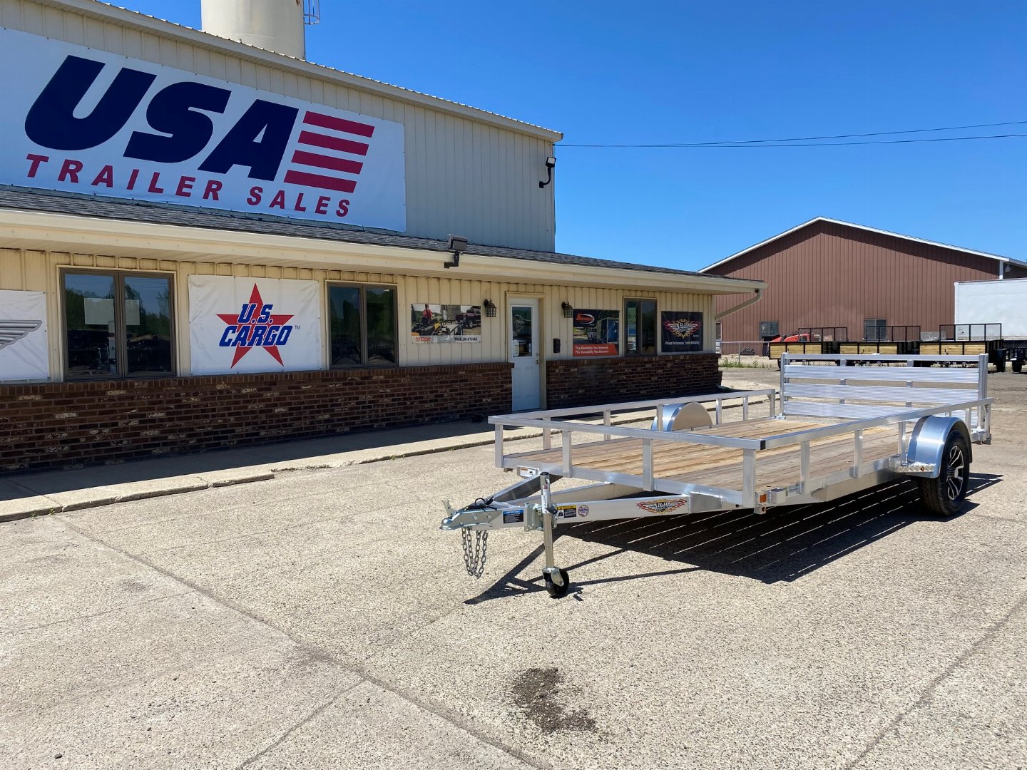 New 2025 H&H TRAILERS 82X14 Aluminum Landscape Trailer | Wayland Michigan