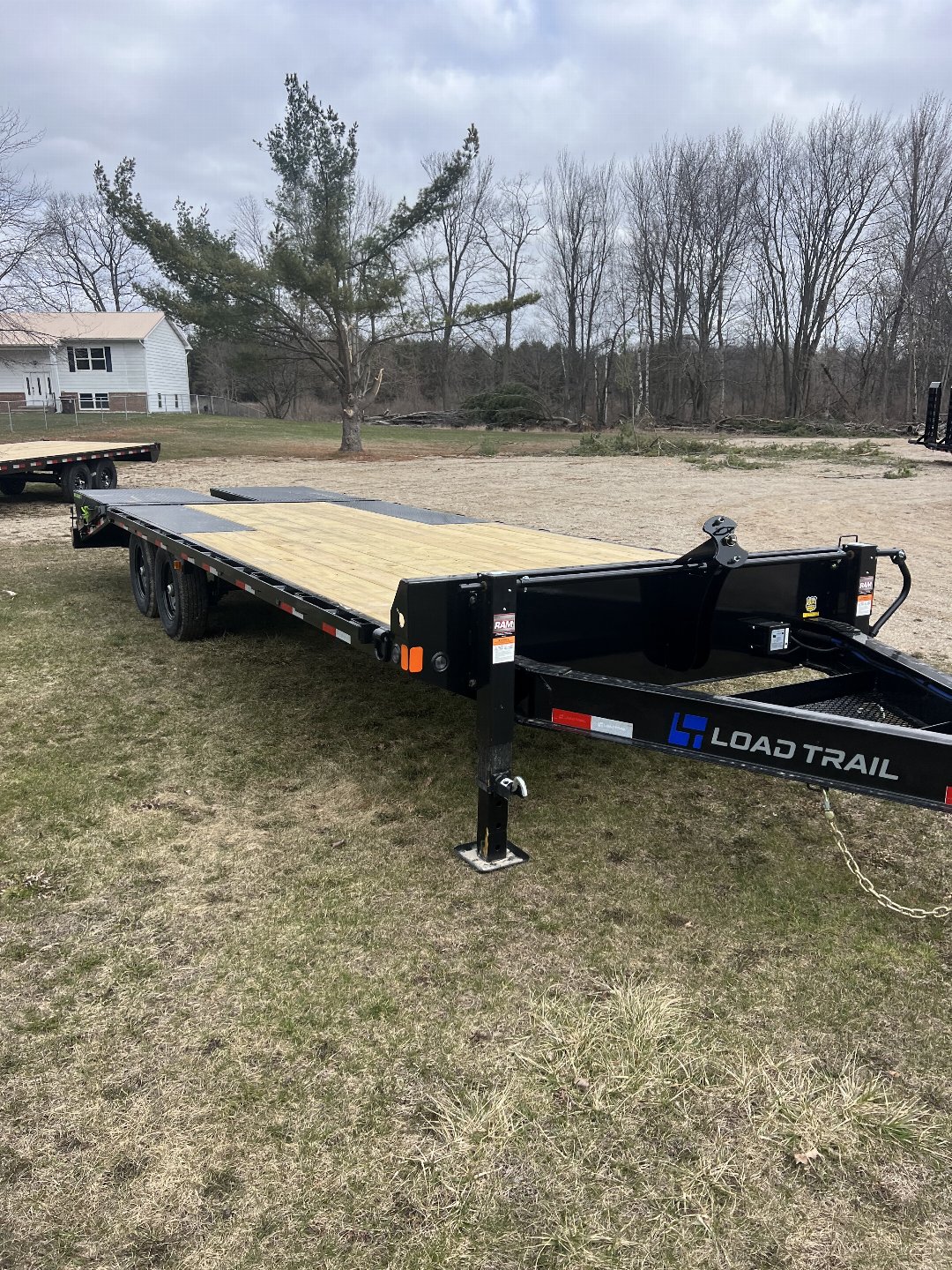 New 2025 Load Trail 102X24 W/ MAX RAMPS Deckover Trailer | Edmore Michigan