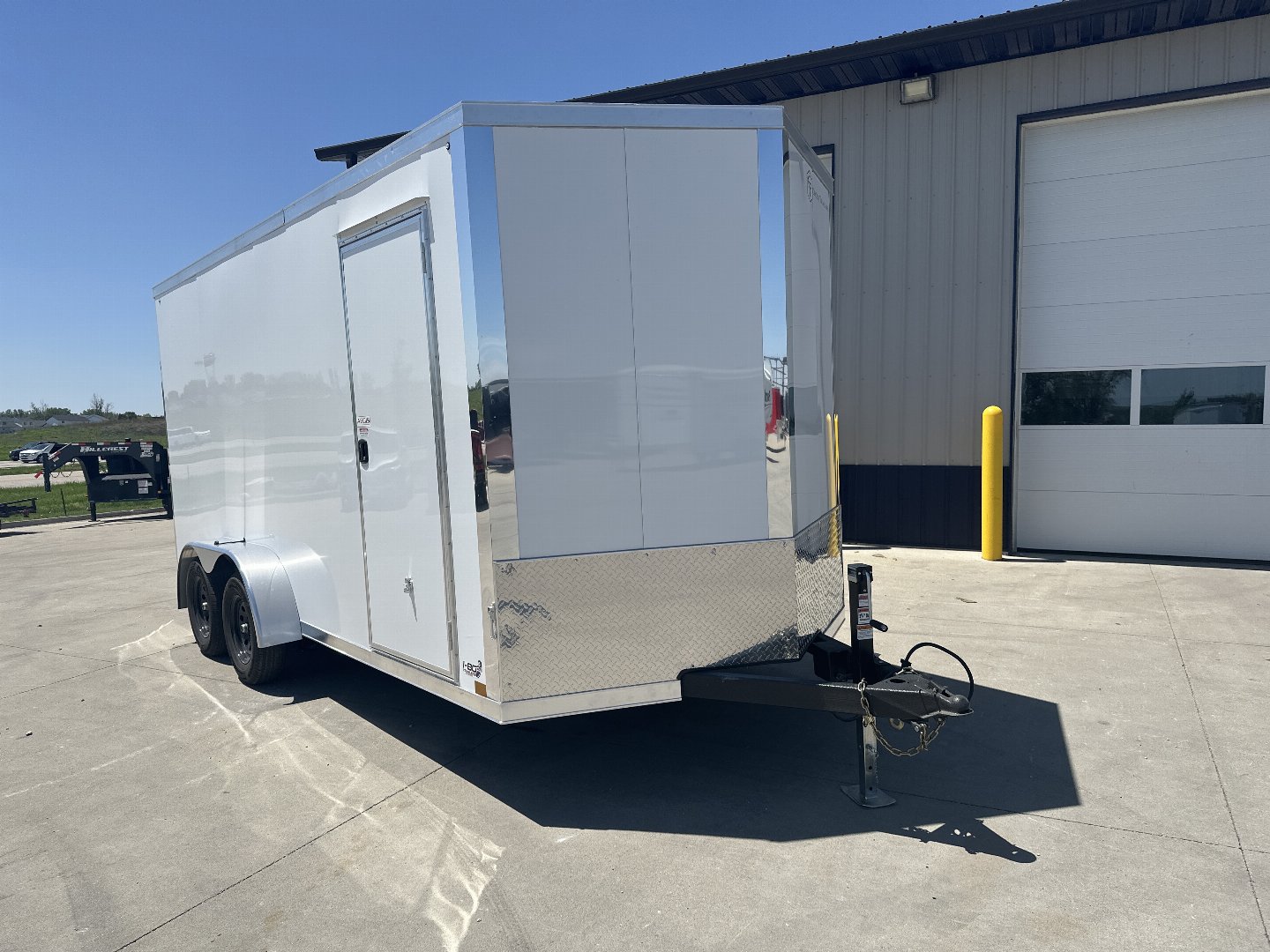 New 2025 Cross 7'x16' 7k Alpha Series Flat Top V-Nose Enclosed Cargo ...